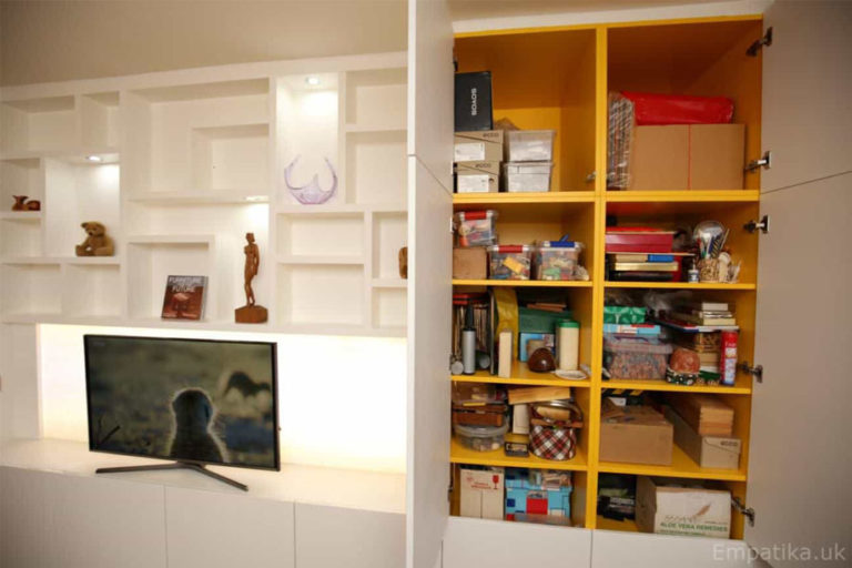 Main display unit in the living room. - Empatika