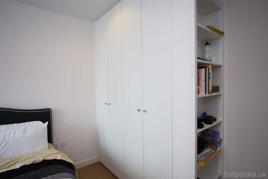 Wardrobe with bookcase - Empatika